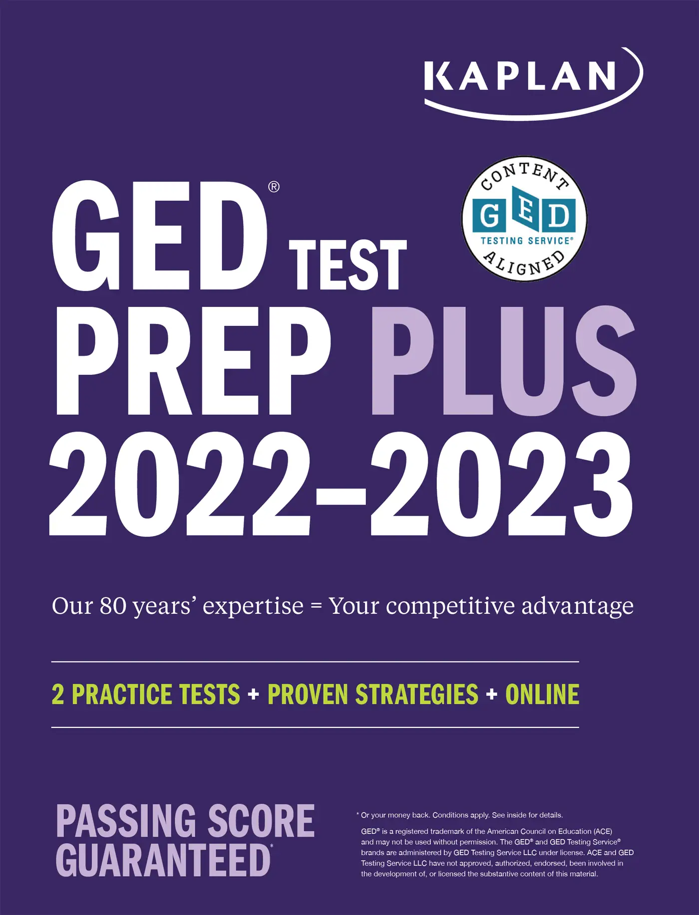 GED Test Prep Plus 2022 2023 2 Practice Tests Proven Strategies 