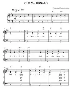 Old MacDonald - Traditional (Easy Piano) / AvaxHome