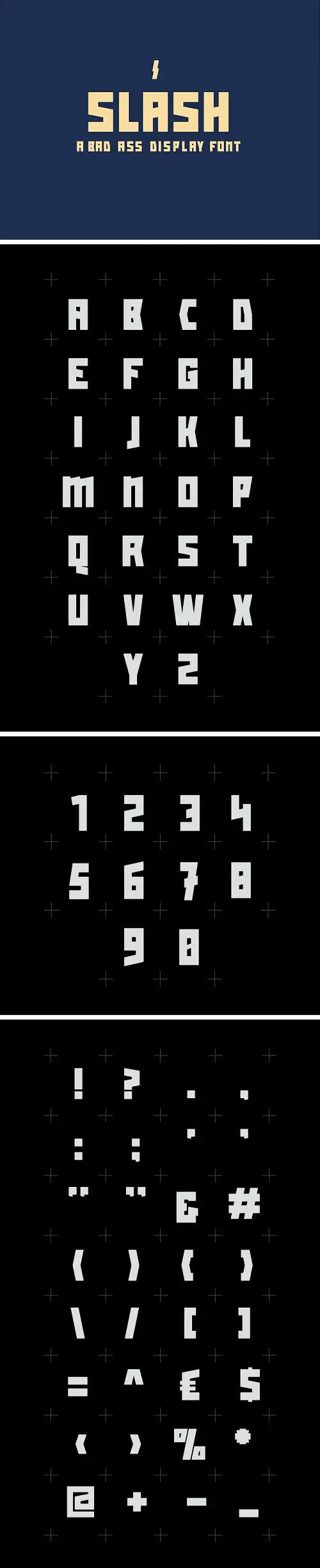 Slash Font Style / AvaxHome