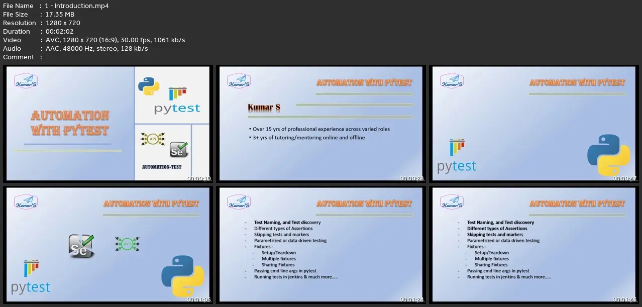 Python Automation Testing With Pytest Avaxhome 1201