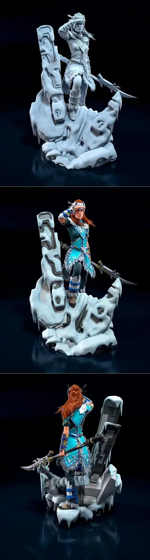 Aloy Horizon Zero Down fan art / AvaxHome