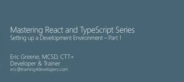 Mastering React And Typescript Avaxhome