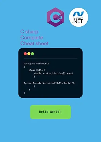 C Sharp Complete Cheatsheet A Complete Cheatsheet For C And Net Framework Lovers Programming