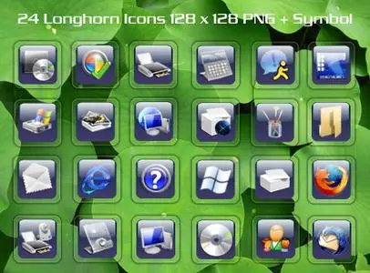 Longhorn Aqua Icons / AvaxHome