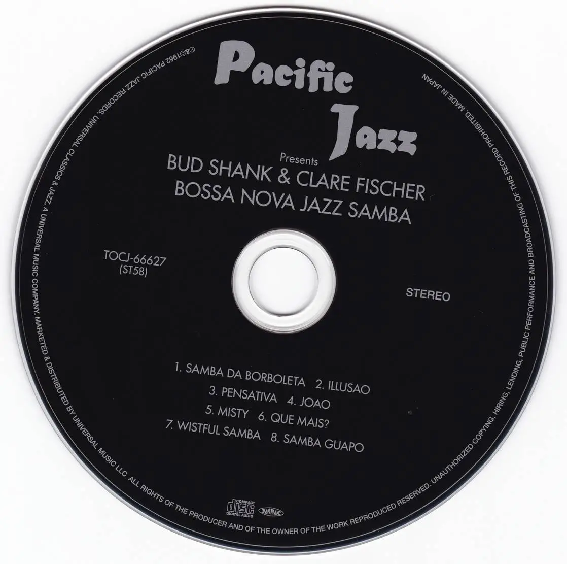 Bud Shank & Clare Fisher - Bossa Nova Jazz Samba (1962) {2013 Japan ... Bud Shank & Clare Fisher - Bossa Nova Jazz Samba (1962) {2013 Japan ...